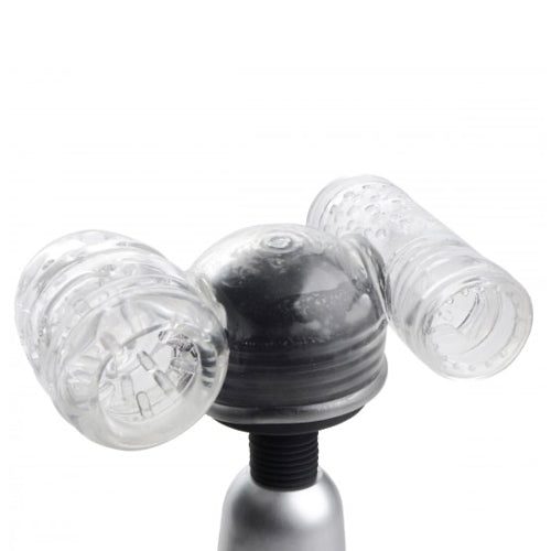 Twin Turbo Strokers 2 in 1 Wand Attachment - Hitachi-Magic-Wand-Massagers